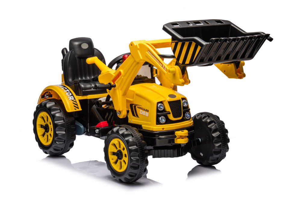 12V Battery Powered Excavator for Kids - Realistic Construction Vehicl