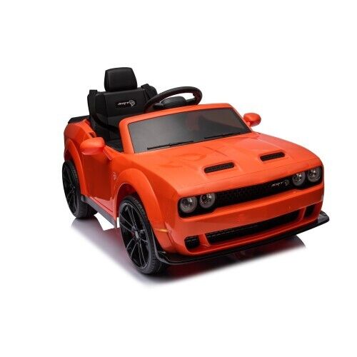 12V Electric Orange Ride-on Car for Kids with Remote Control - Four Wh