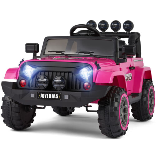 12V Electric Toy Jeep for Kids with Remote Control, USB, and Bluetooth