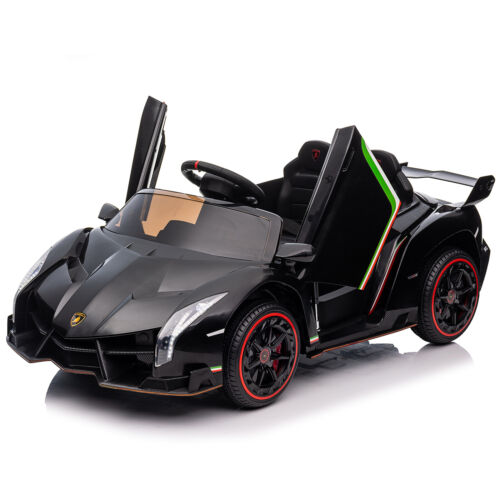 12V Lamborghini Poison Sports Car with Remote Control - Dual Drive and