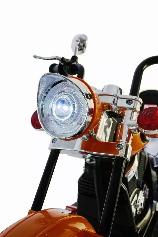 3-Wheel Kids Chopper Motorcycle with Headlight & Horn - Available in 3