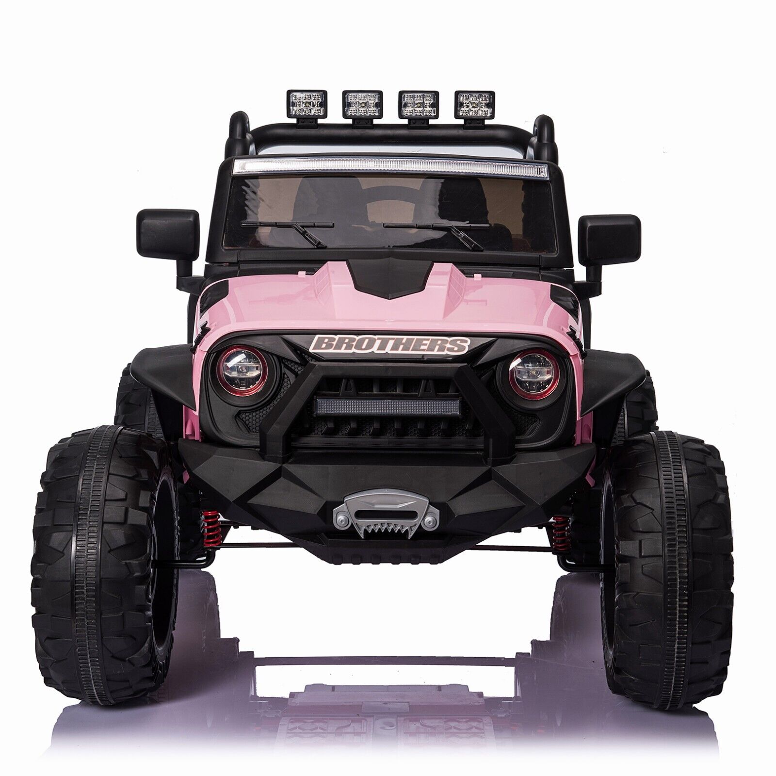 Electric Jeep Toy for Kids with Remote Control and 3 Speed Options
