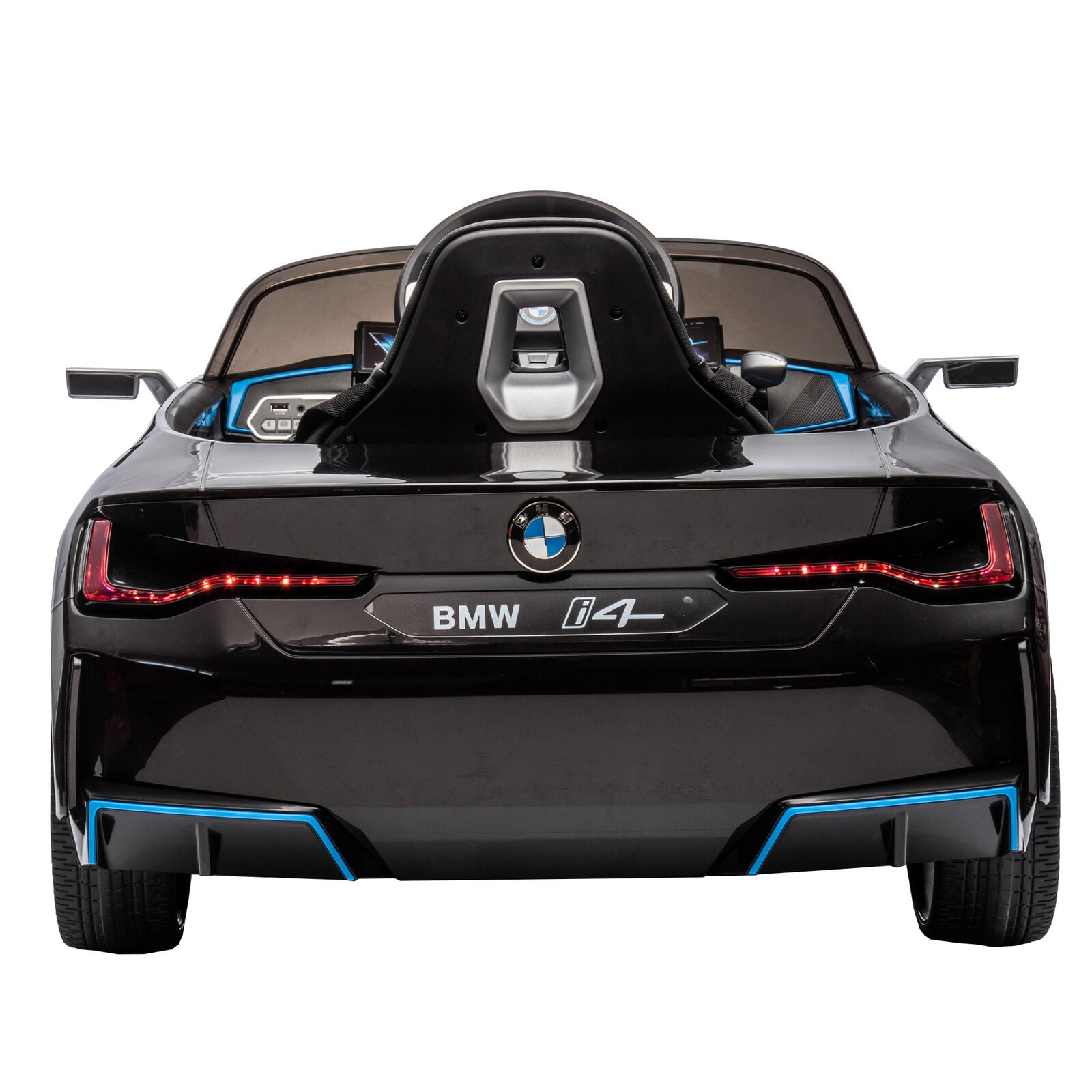 BMW I4 Licensed 12V Kids Ride On Car with Parental Remote Control, USB