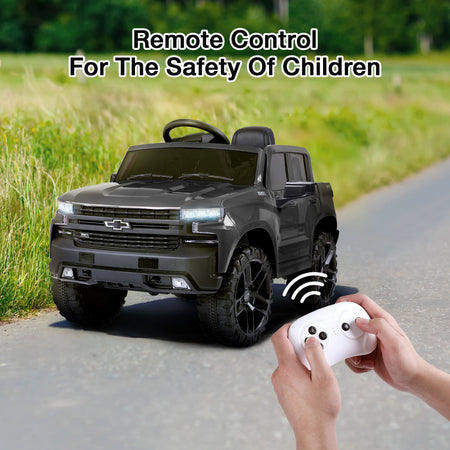 Chevrolet Silverado 12V Kids Electric Ride On Car with Remote Control