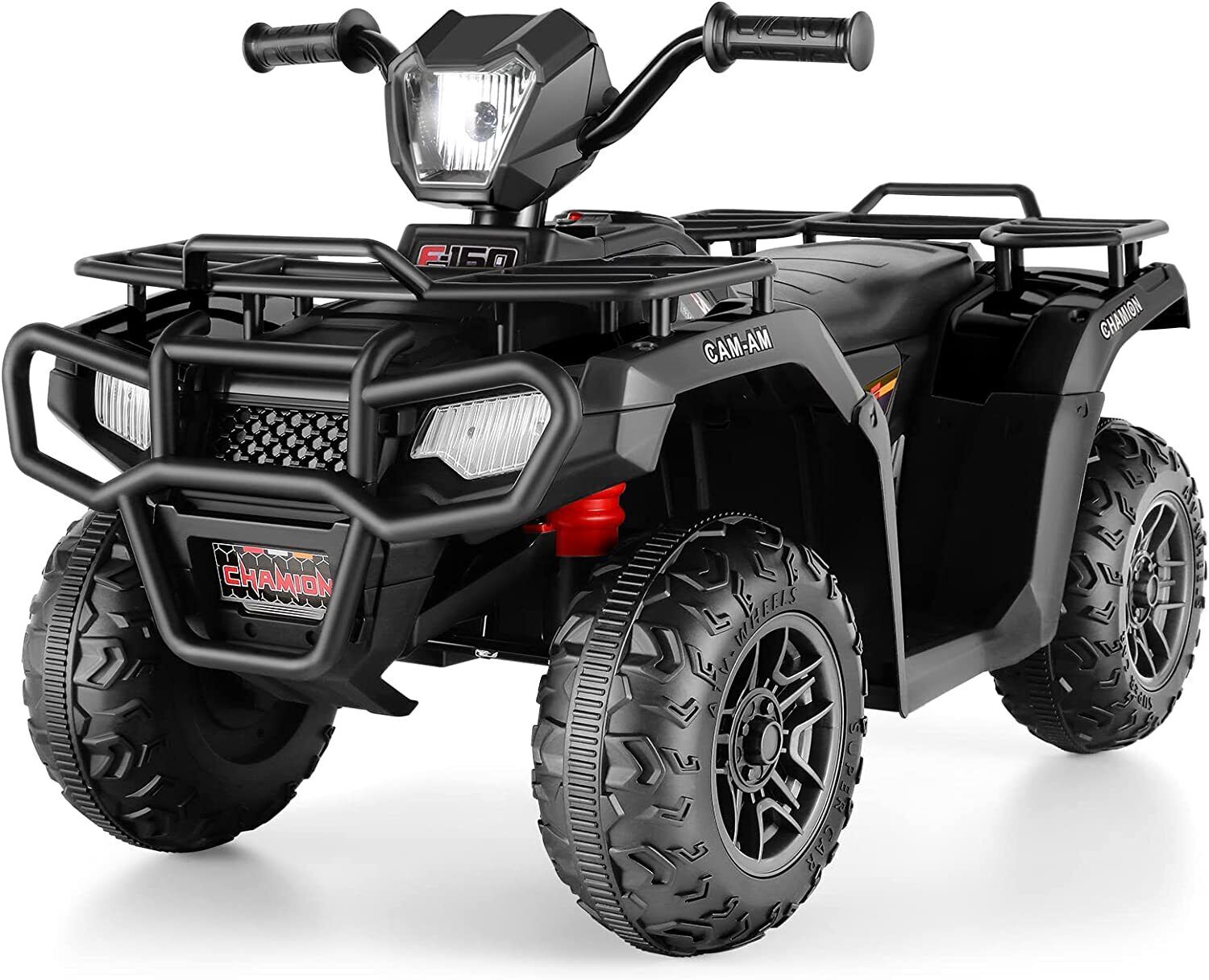 Electric 4-Wheeler ATV Quad Car Toy with LED Lights and MP3 Player for