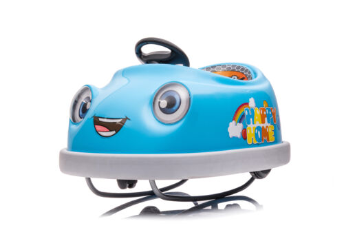 Electric Dual Drive Bumper Car with Rocking Horse Music and Pushrod Pl