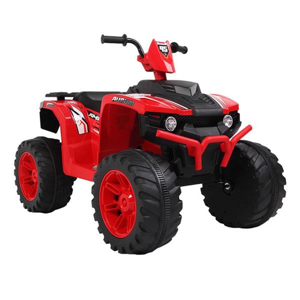 Electric Quad Car Toy for Kids with LED Headlights and Horn - 12V Ride