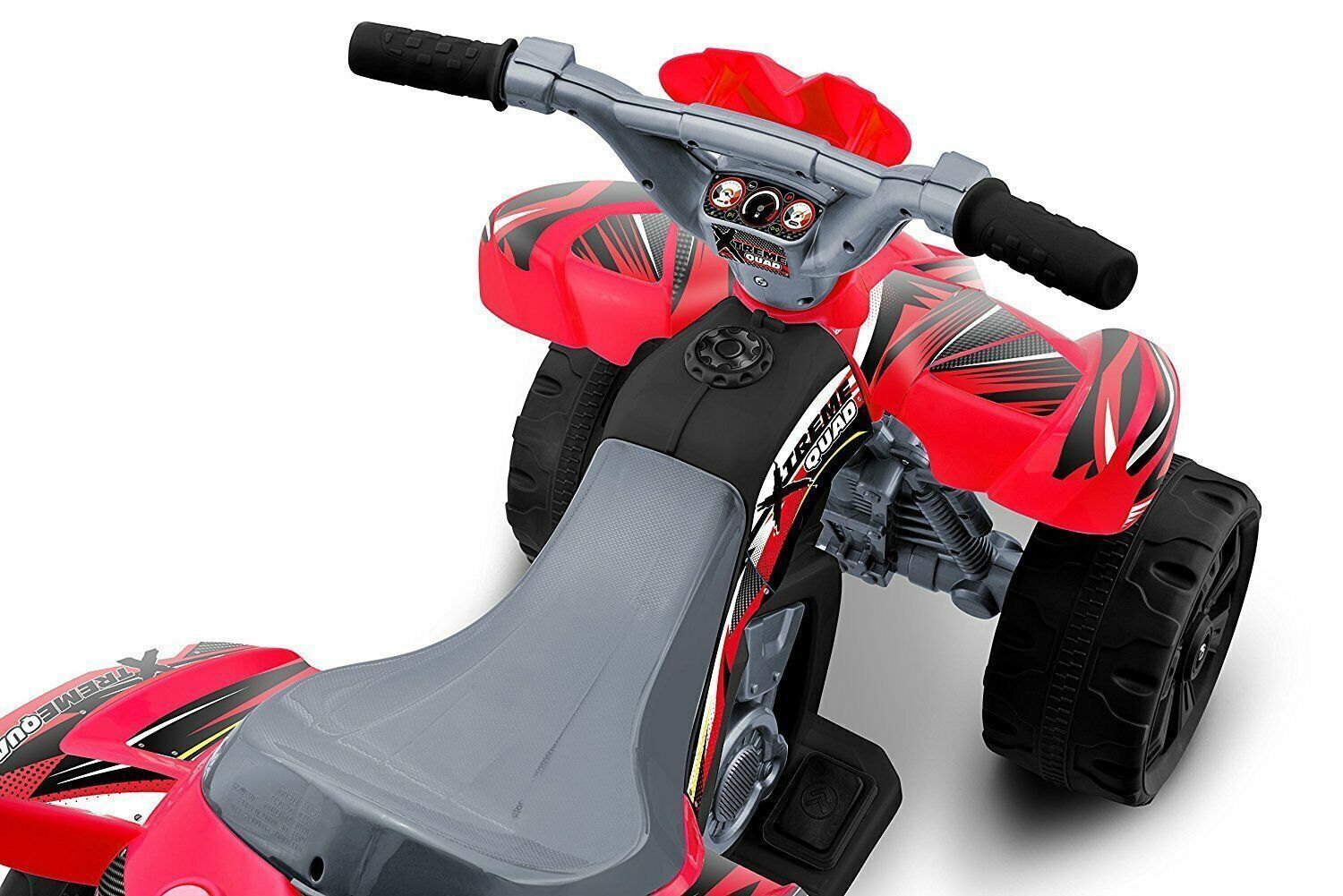 Electric Red ATV Quad 4 Wheeler Ride-On Toy Car with 6V Battery Power