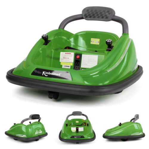Interactive 6V Bumper Car for Kids with Remote Control, Flashing Light