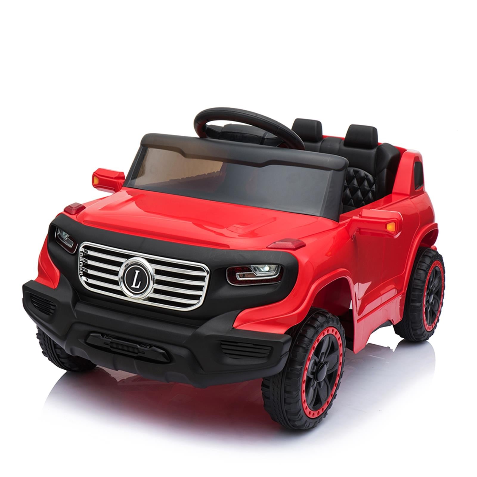 Leadzm Electric Ride-On Car for Kids with Remote Control and 3 Adjusta