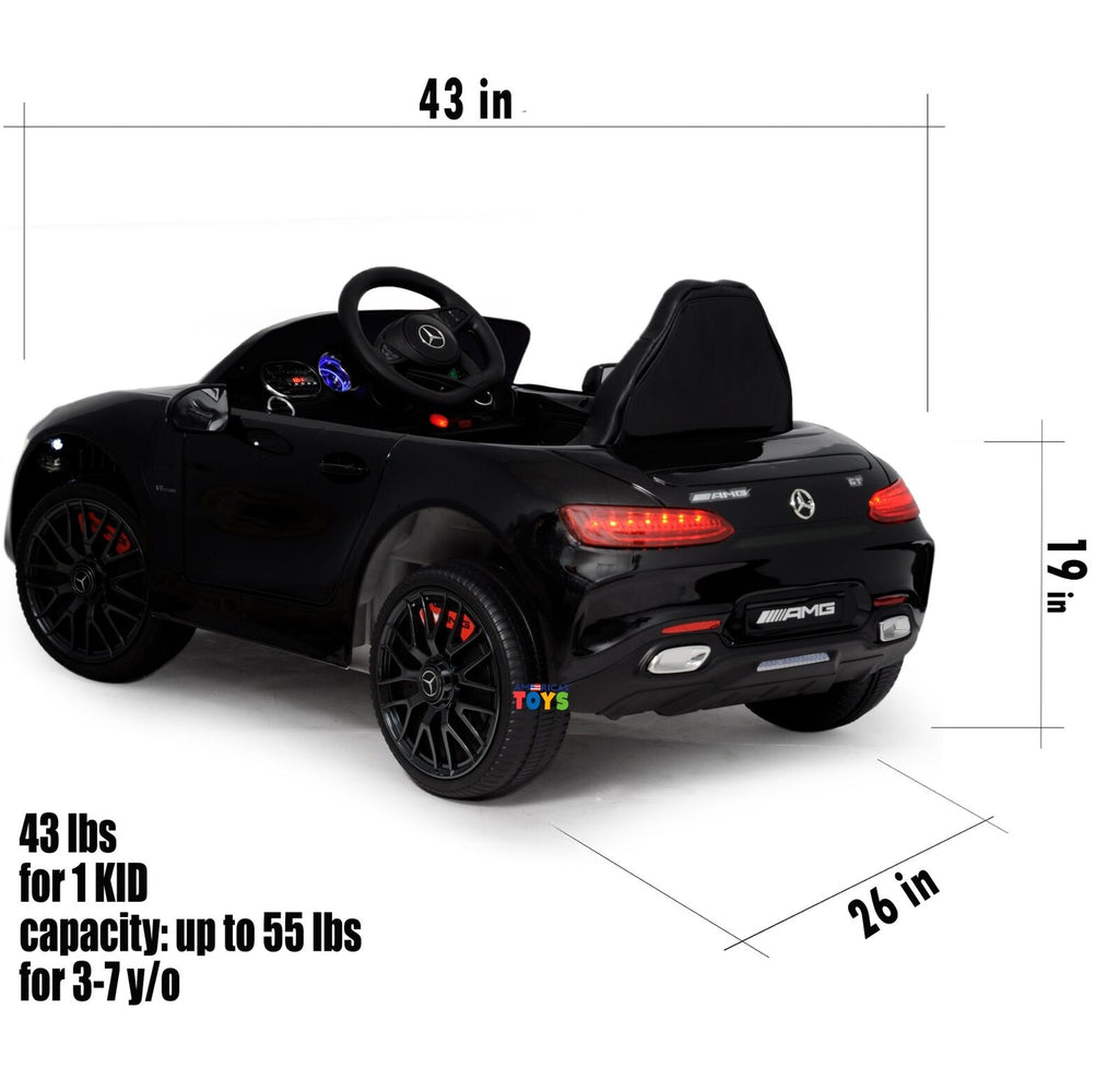 Licensed Mercedes-Benz Remote Control Car for Kids with Leather Seat i