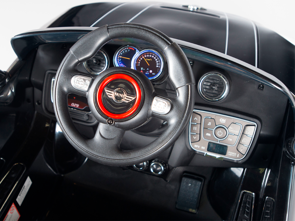 Mini Cooper Ride Electric Car For Children W/Magic Cars® Wireless Pare