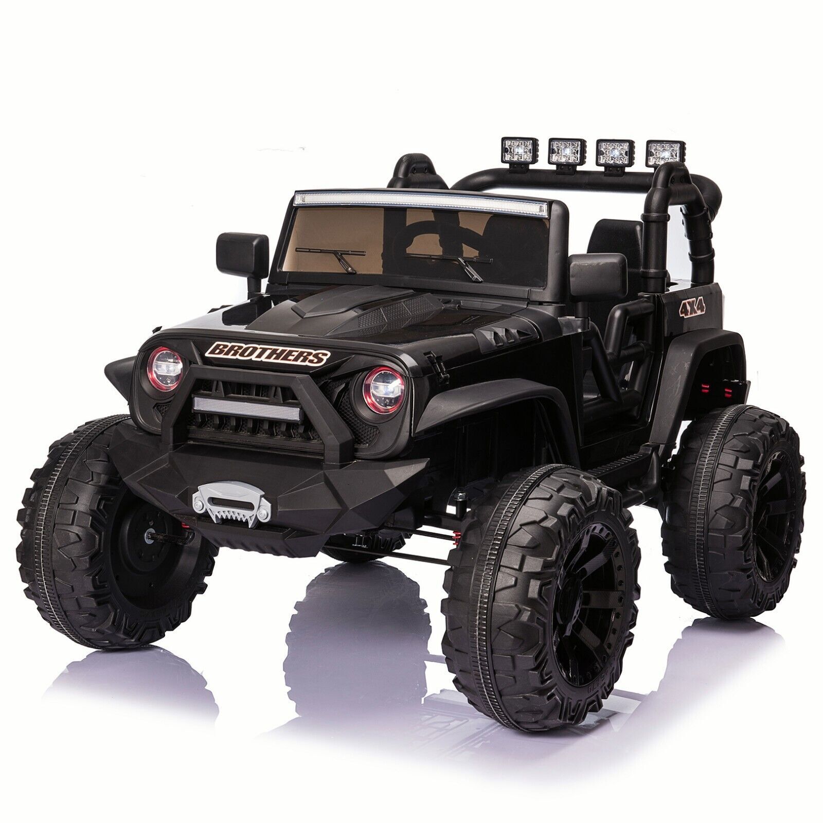 24V Electric Ride On Jeep Toy Car with USB, Bluetooth, and Remote Cont