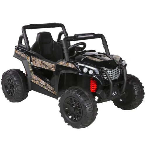 Realtree 12V UTV Ride-On Electric Toy Truck with Realistic Lights & So