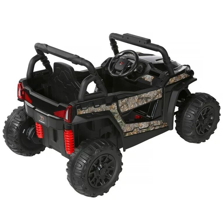 Realtree 12V UTV Ride-On Electric Toy Truck with Realistic Lights & So