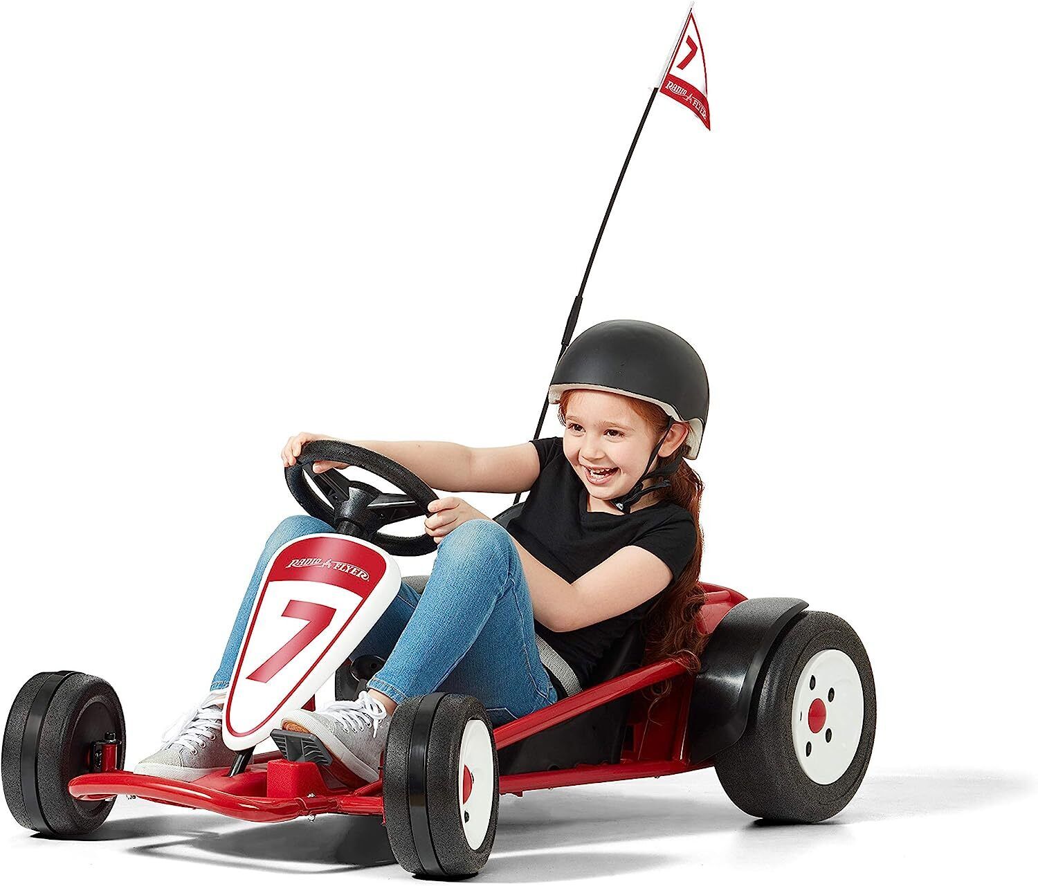 Red 24 Volt Outdoor Go-Kart for Kids Ages 3-8: The Perfect Ride-On Toy