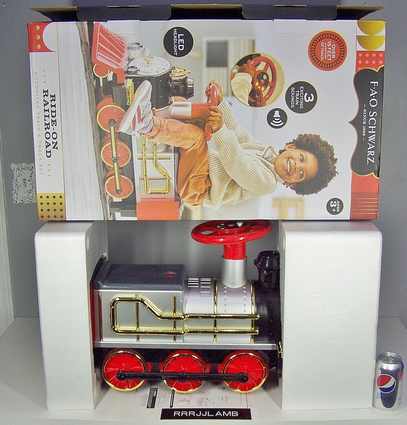 Ride the Rails with Fao Schwarz's Toddler Train Set - Locomotive and T