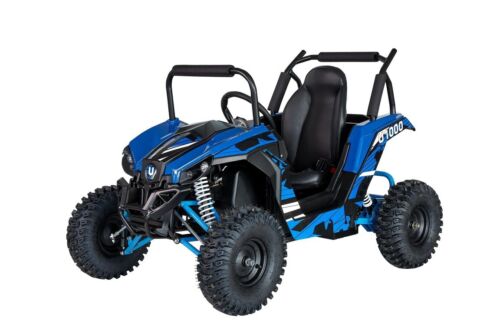 Blue 48V 1000W UTV Children's Electric Three Speed Single Seat Brushle
