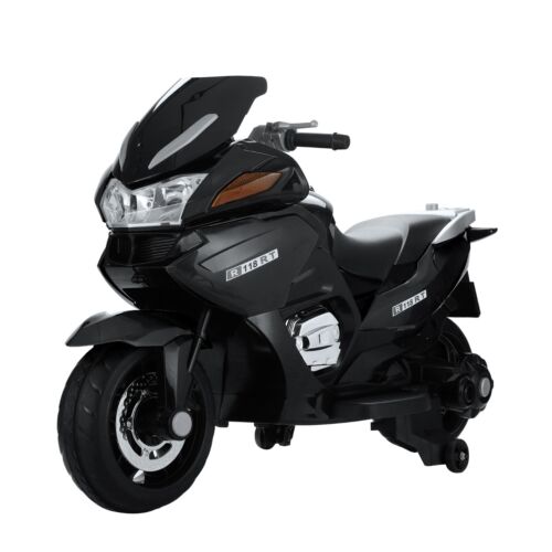 TOBBI 12V Kids Electric Dirt Bike with Training Wheels - Motorbike Rid